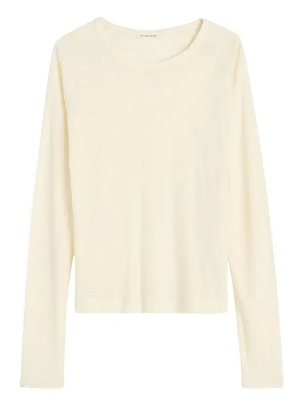 BY MALENE BIRGER Fritha Long-sleeved T-shirt - Soft White