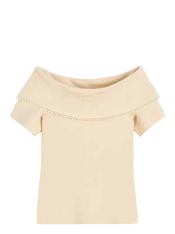 BY MALENE BIRGER Hetha Off-shoulder Top - Wood
