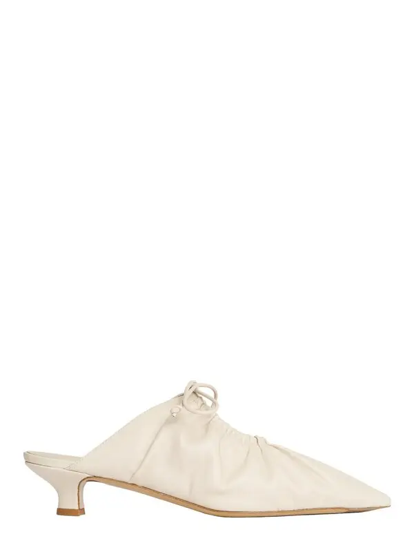 BY MALENE BIRGER Masey Leather Mules - Lt. Sand