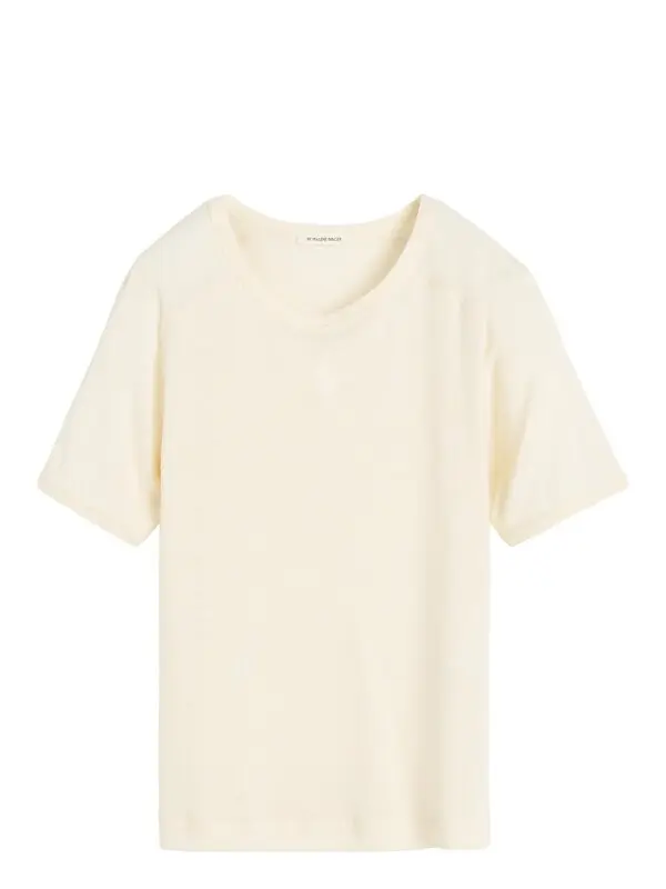BY MALENE BIRGER Alezio T-shirt - Soft White