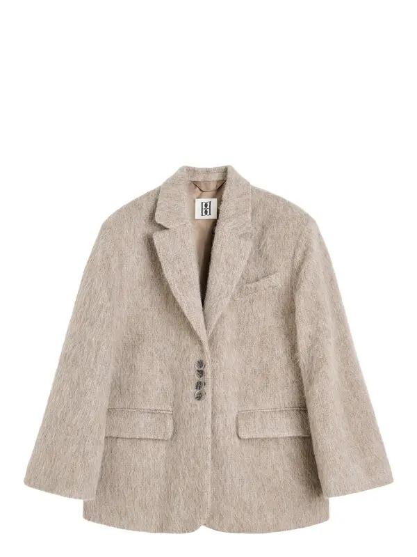 BY MALENE BIRGER Biena Single-breasted Blazer - Cobblestone