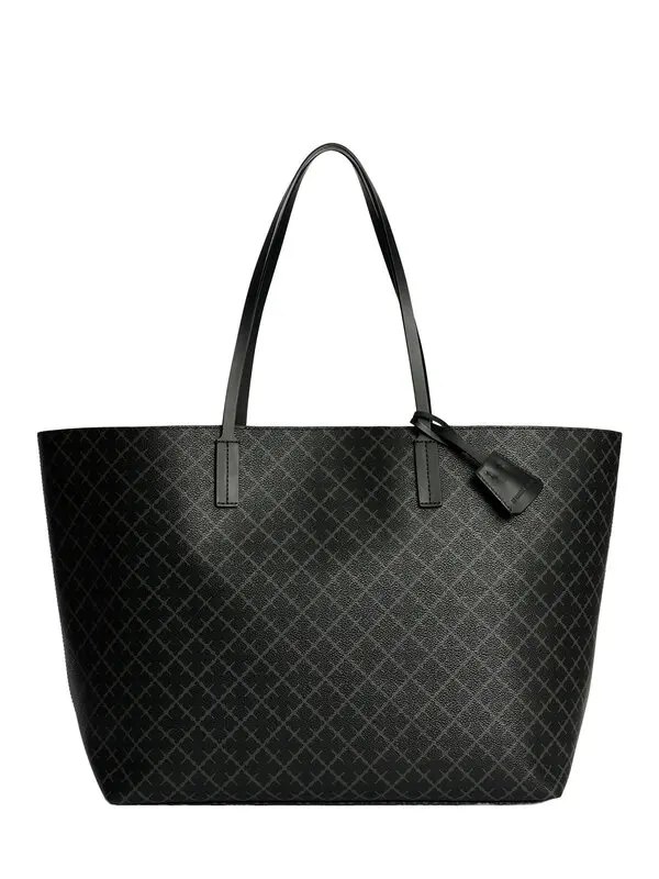BY MALENE BIRGER Abi Printed Tote Bag - Charcoal