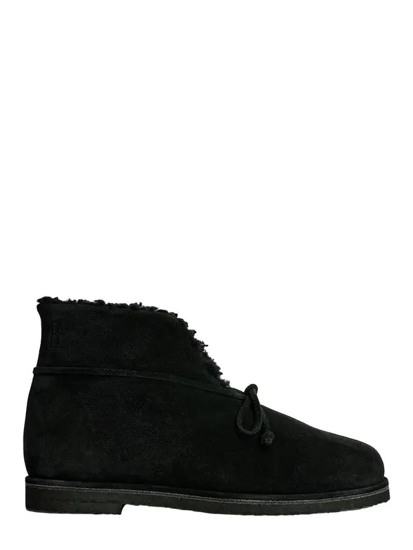 BY MALENE BIRGER Romma Shearling Boots - Black