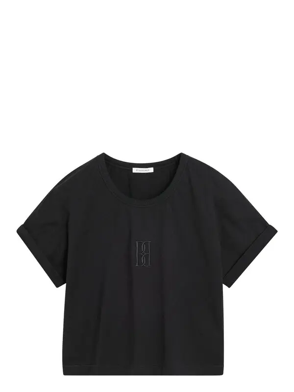 BY MALENE BIRGER Hedalia Organic Cotton T-shirt - Black