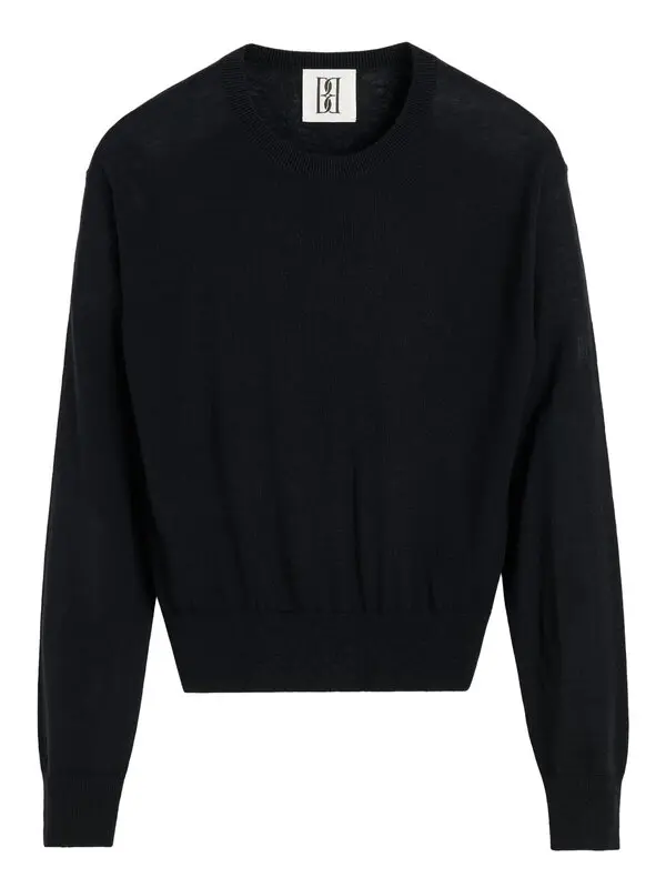 BY MALENE BIRGER Mantea Wool-blend Sweater - Black