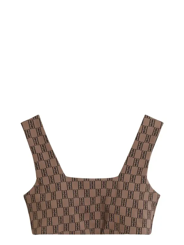 BY MALENE BIRGER Braga Athletic Top - Dark Mahogany