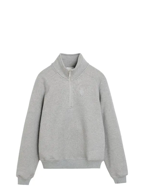 BY MALENE BIRGER Lipa Organic Cotton Sweatshirt - Grey Melange