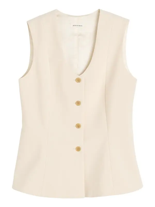 BY MALENE BIRGER Merlin Waistcoat - Pearl