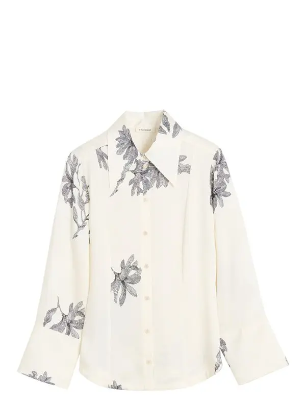 BY MALENE BIRGER Rosiannas Satin Shirt - Floral Print