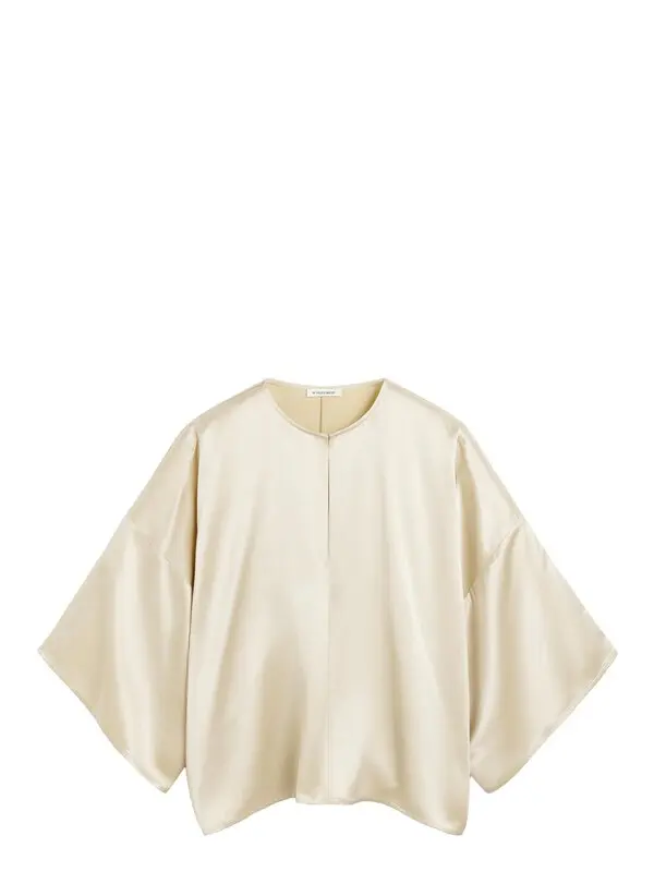 BY MALENE BIRGER Cicie Blouse - Oyster Gray