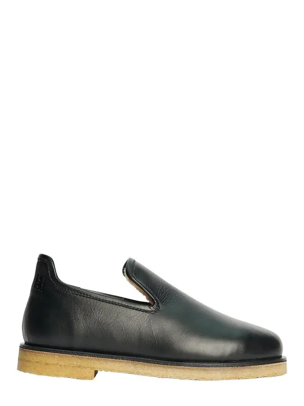 BY MALENE BIRGER Romine Leather Slippers - Black