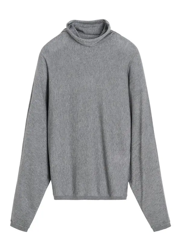 BY MALENE BIRGER Maggali Turtleneck Sweater - Grey Melange