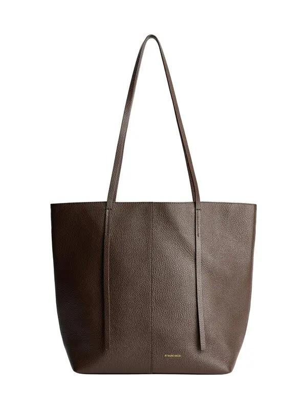BY MALENE BIRGER Abilso Leather Tote Bag - Carafe