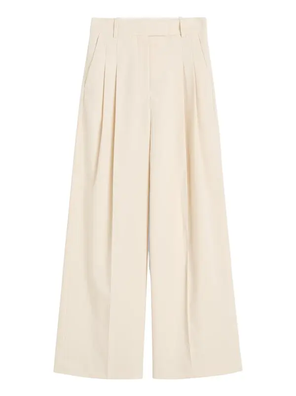 BY MALENE BIRGER Cymbaria High-waist Trousers - Pearl