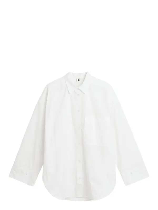 BY MALENE BIRGER Derris Organic Cotton Shirt - Pure White