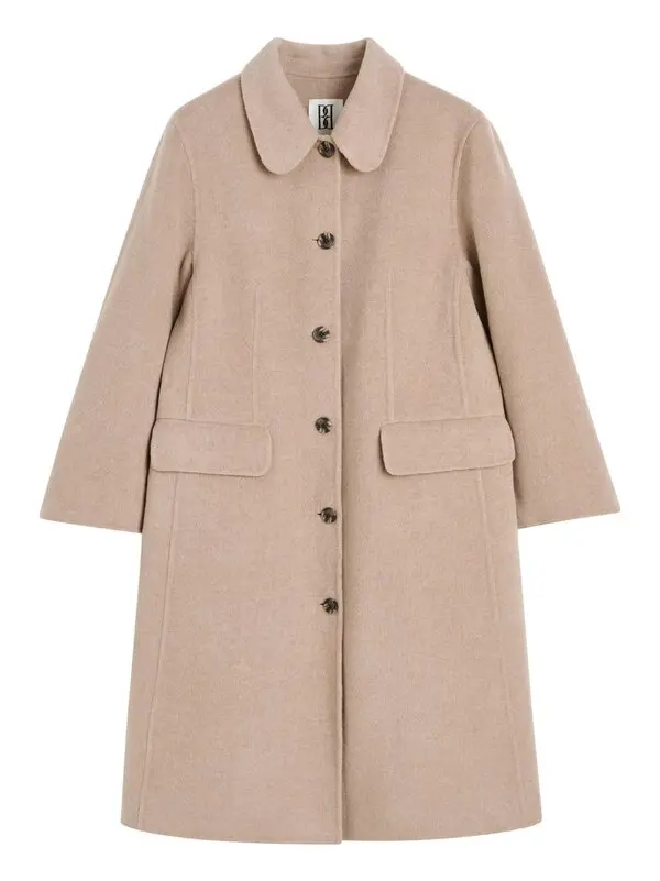 BY MALENE BIRGER Maelle Wool Coat - Grey Brown Melange