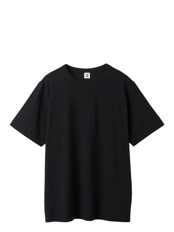 BY MALENE BIRGER Fayeh Organic Cotton T-shirt - Black