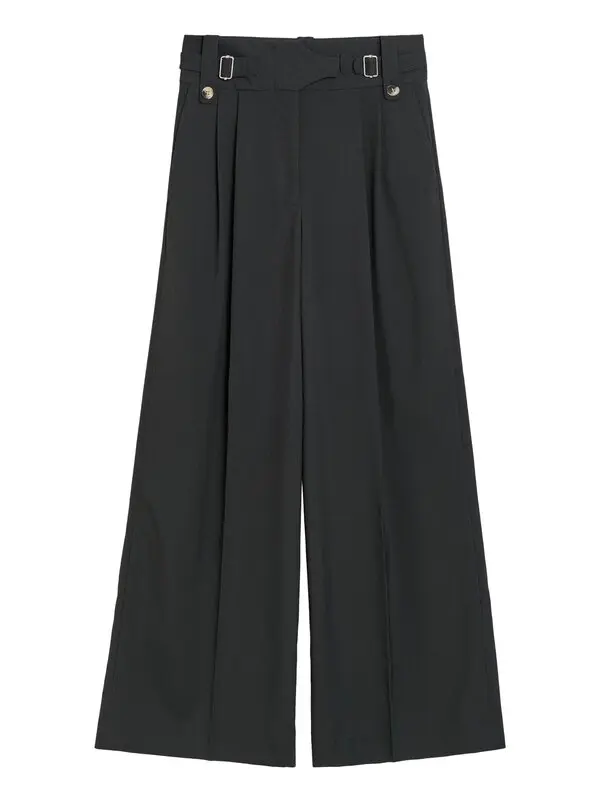 BY MALENE BIRGER Taal High-waist Trousers - Black