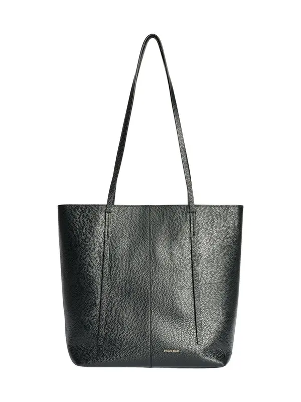 BY MALENE BIRGER Abilso Leather Tote Bag - Black