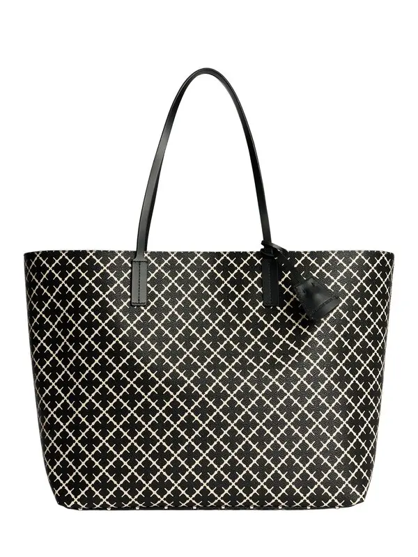 BY MALENE BIRGER Abi Printed Tote Bag - Black