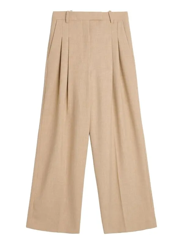 BY MALENE BIRGER Cymbaria High-waisted Trousers - Cinnamon Brown