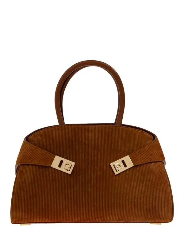 FERRAGAMO Handbag ‘hug Medium - Brown