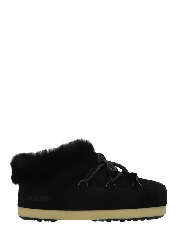 Moon Boot Mb Evx Suede Mules - Black