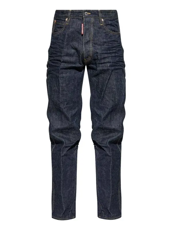 Dsquared2 642 Mini Front Jeans - Navy Blue