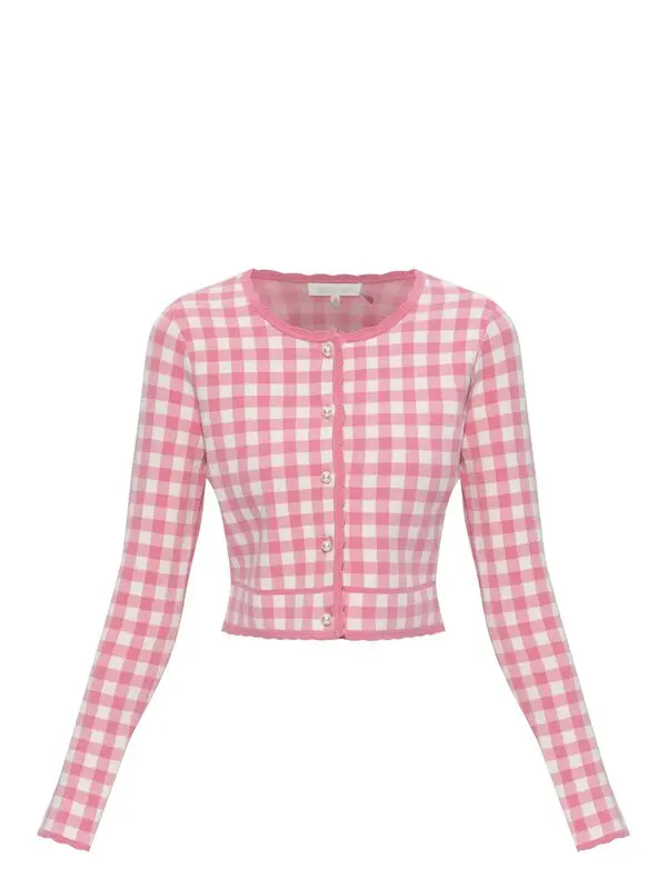 LoveShackFancy Bridgette Cardigan - Pink