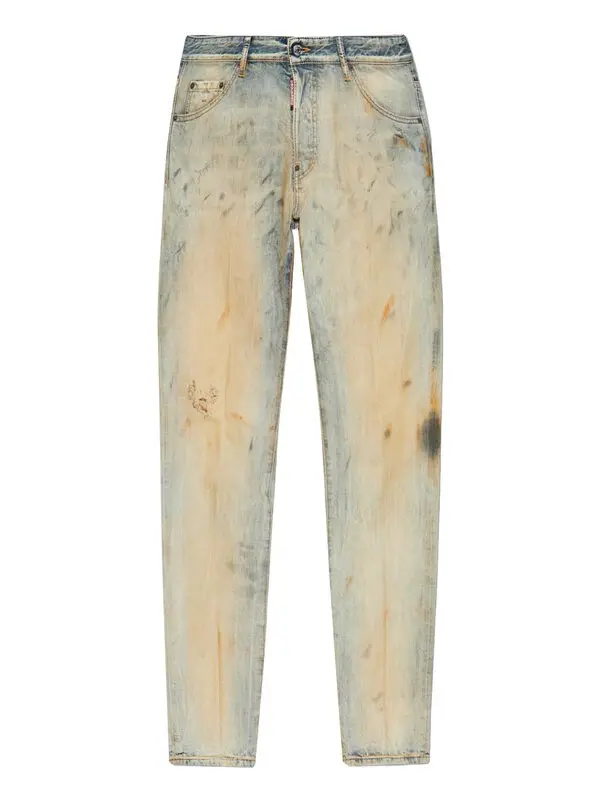 Dsquared2 Cool Guy Straight Leg Jeans - Beige