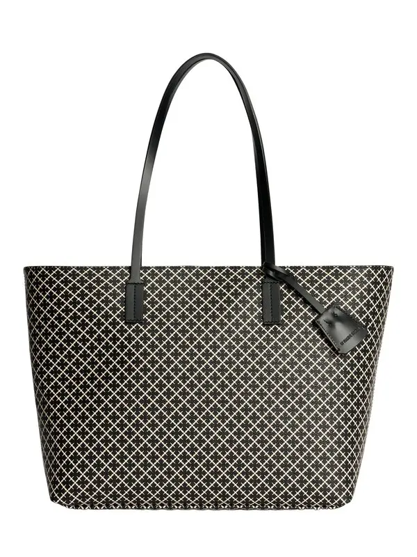 BY MALENE BIRGER Abigail Signature Flower Tote - Black