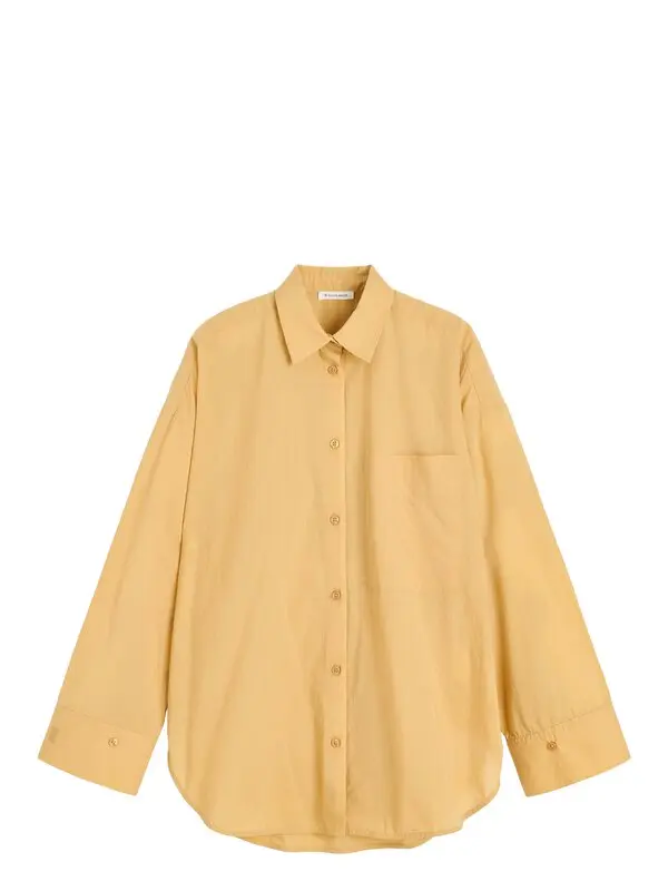 BY MALENE BIRGER Derris Organic Cotton Shirt - Light Camel