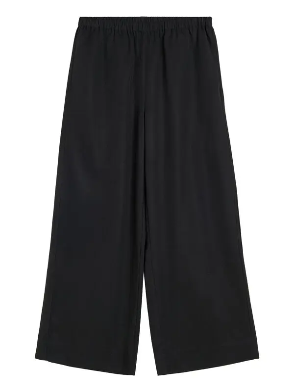 BY MALENE BIRGER Cabello Wide-leg Trousers - Black