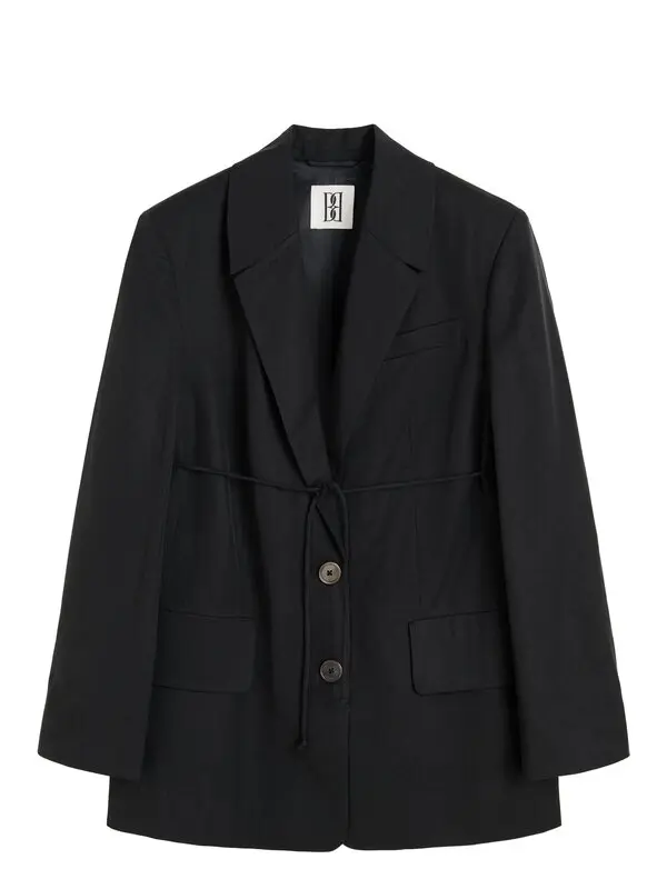 BY MALENE BIRGER Hilao Single-breasted Blazer - Black