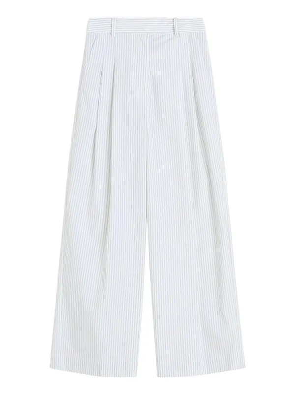 BY MALENE BIRGER Cymbaria Organic Cotton Trousers - Twin Stripe