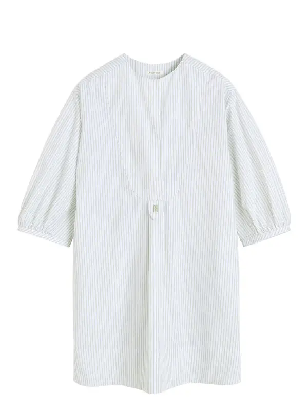 BY MALENE BIRGER Faya Organic Cotton Dress - Twin Stripe