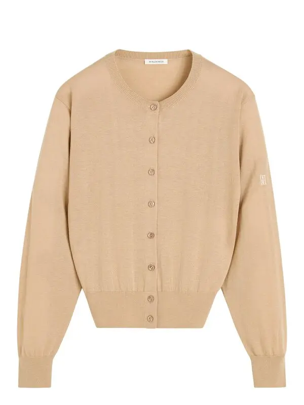 BY MALENE BIRGER Montie Cardigan - Dark Sand