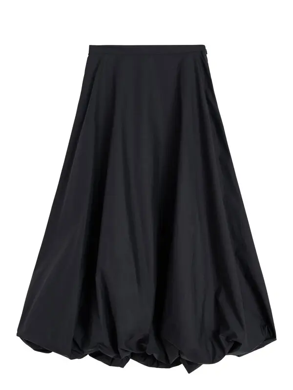 BY MALENE BIRGER Aubrey Organic Cotton Midi Skirt - Black