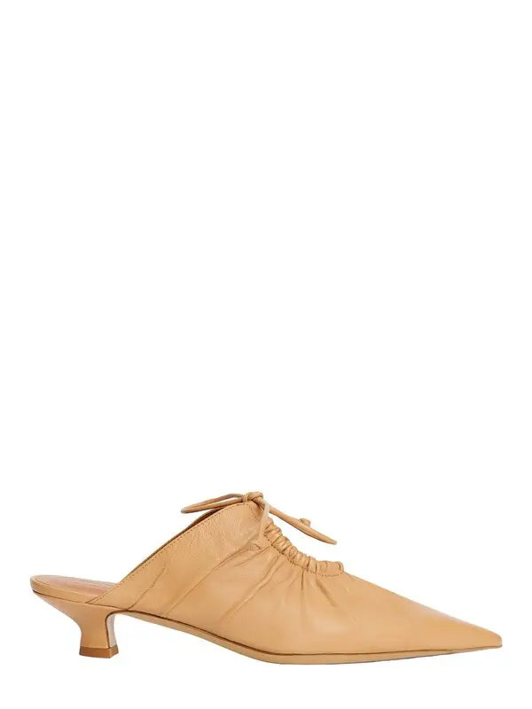 BY MALENE BIRGER Masey Leather Mules - Sand Beige