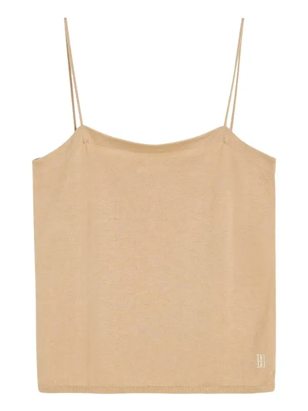 BY MALENE BIRGER Edel Strappy Top - Dark Sand