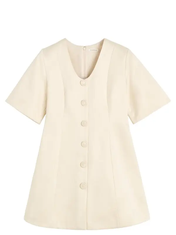 BY MALENE BIRGER Josephine Mini Dress - Pearl