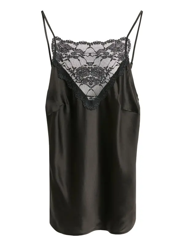 BY MALENE BIRGER Leeba Lace Top - Black