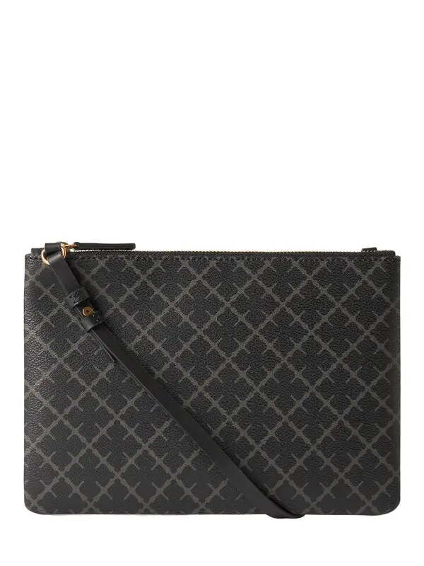 BY MALENE BIRGER Ivy Printed Purse - Charcoal