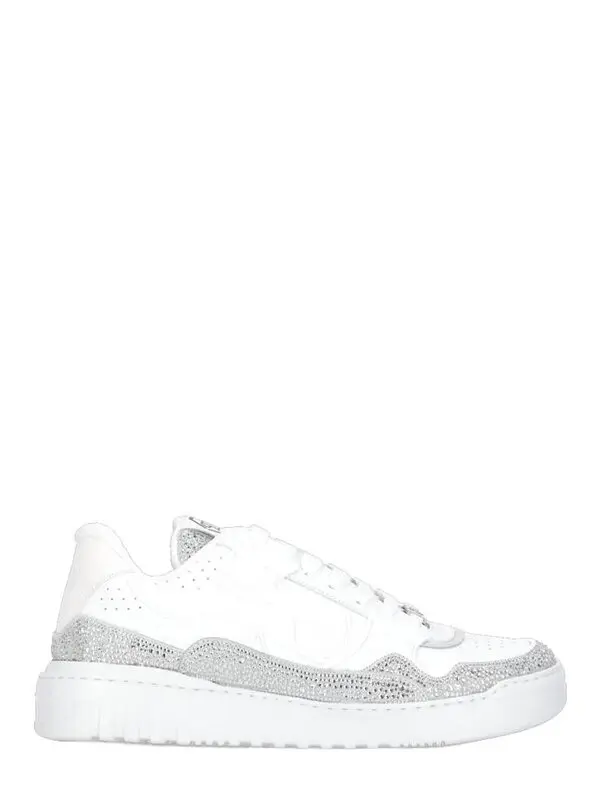Philipp Plein Leather Sneakers - White