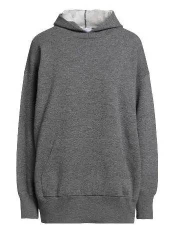 Brunello Cucinelli Cashmere Blend Hooded Sweater - Grey