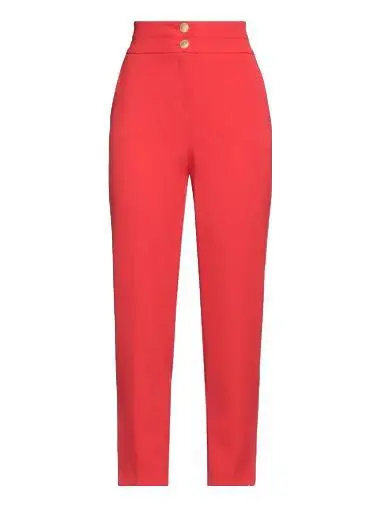 NENETTE Tapered Crepe Pants - Red