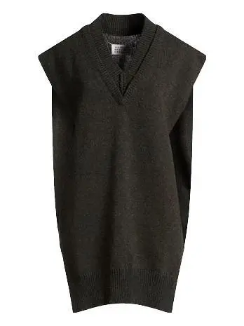 MAISON MARGIELA Knitted Wool-blend Vest - Green