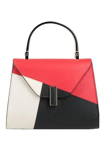 VALEXTRA Calfskin Handbag - Tomato Red