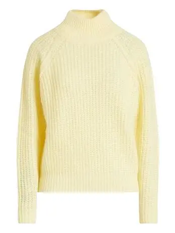 Peserico Turtleneck Alpaca Wool Blend Knit Sweater - Yellow