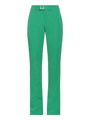 LIU •JO Flared Leg Chinos - Green